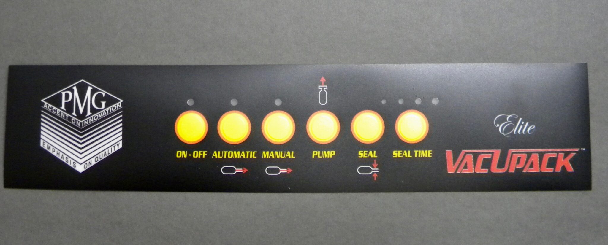 VacUpack Elite CONTROL STICKER - VacuPack